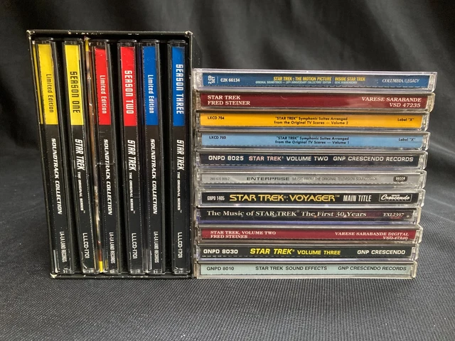 STAR TREK MUSIC CD's (Compact Disc) Pre-Owned VARIOUS COMPOSERS/ARTISTS ...