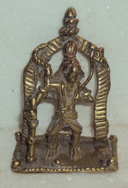 TRADITIONAL INDIAN HINDU Ritual Tribal Bronze Statue God SHIVA ##1 £41. ...