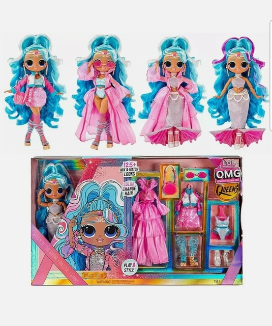 LOL SPLASH BEAUTY New Queen OMG Fashion Doll Set BNIB Mermaid LAST ...