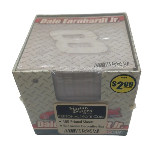NASCAR #8 DALE Earnhardt Jr Personal Note Cube 400 Printed Sheets $3.95 ...