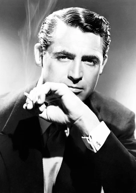 Cary Grant Monochrome Photo Print 01 A4 Size 210 X 297mm 8 5 X 11 75