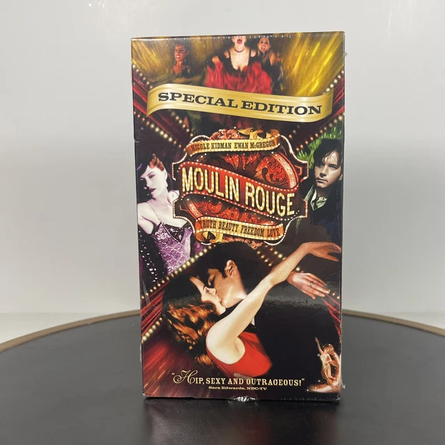 MOULIN ROUGE VHS Special Edition Nicole Kidman Brand NEW Sealed £5.85 ...