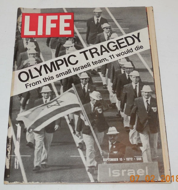 LIFE MAGAZINE MUNICH Olympic Tragedy September 15th 1972 £17.92 ...