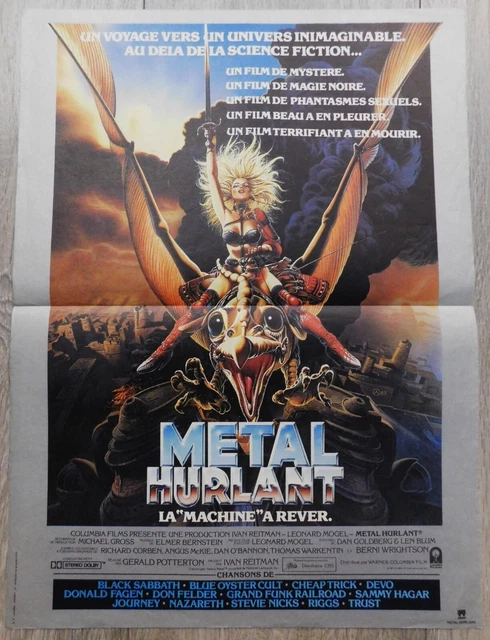 METAL HURLANT AFFICHE ORIGINALE Poster 40x60cm 15"23 1981 Heavy Metal ...