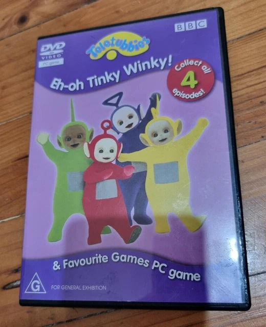 TELETUBBIES EH-OH TINKY Winky DVD Region 4 PAL & Favourite Games PC ...