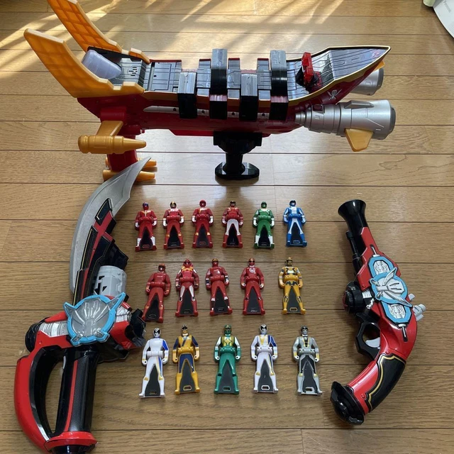 POWER RANGERS SUPER Megaforce Gokaiger Morpher 3p Ranger Key 16p set ...