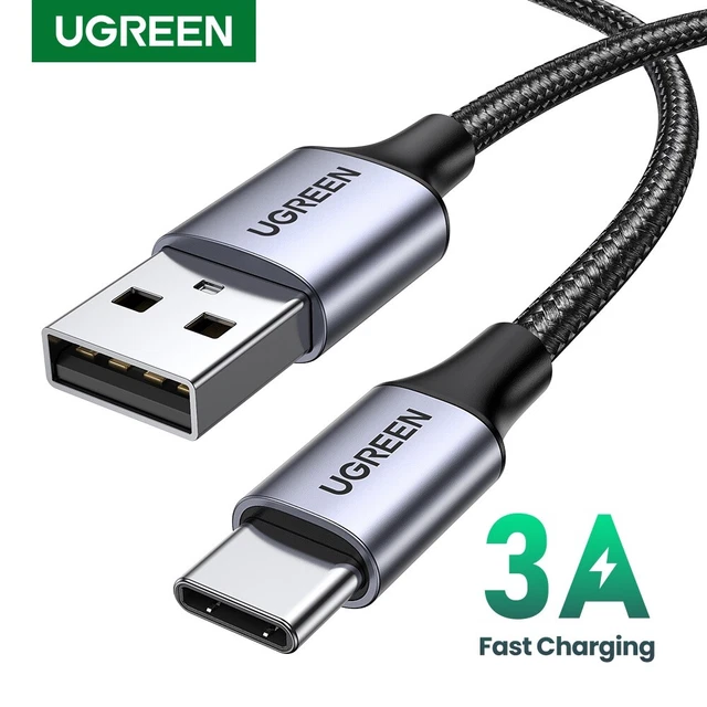 UGREEN USB TYPE C Cable 3A 18W QC Fast Charging USB-C Data Cord For ...