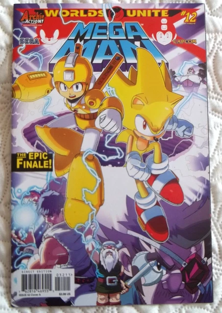 SONIC THE HEDGEHOG mega man worlds unite part 12 comic archie EUR 56,85 ...