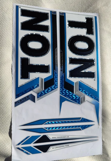 SS TON PLAYER Edition (Players Grade) Cricket Bat Stickers - 100% ...