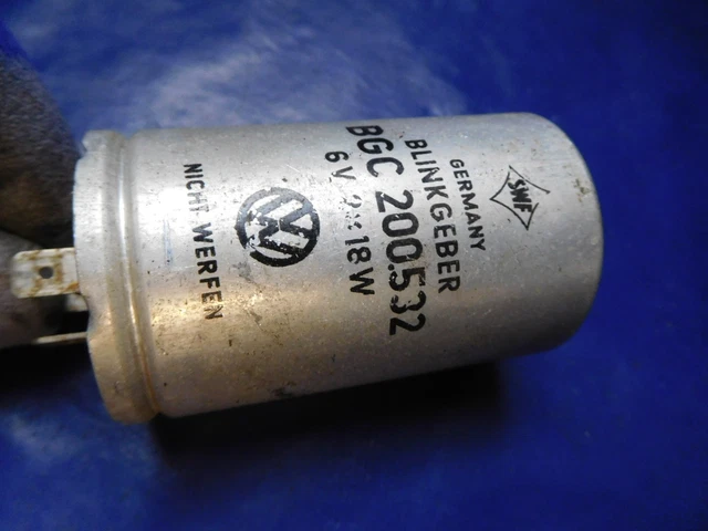 VW BUS BEETLE Karmann Ghia type 3 Porsche indicator relay SWF BGC 200. ...