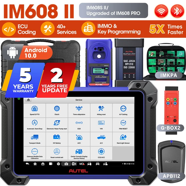 2025 AUTEL MAXIIM IM608 PRO II OBD2 Diagnosegerät ECU Programmier IMMO ...