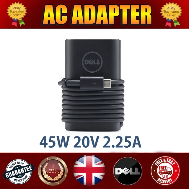 ERSATZ DELL LATITUDE Xps 45W Usb-C Usbc Adapter Ladegerät X2Gc2 4Ryww ...