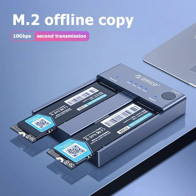 DUAL BAY M.2 NVMe SSD Docking Station USB 3. 1 Type-C Dock (EU) $139.58 ...