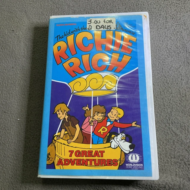 RICHIE RICH: 7 Great Adventures VHS Untested $14.99 - PicClick AU