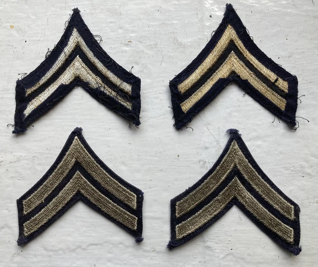 WW2 US ARMY Corporal Rank Stripes Pair American Original £19.99 ...