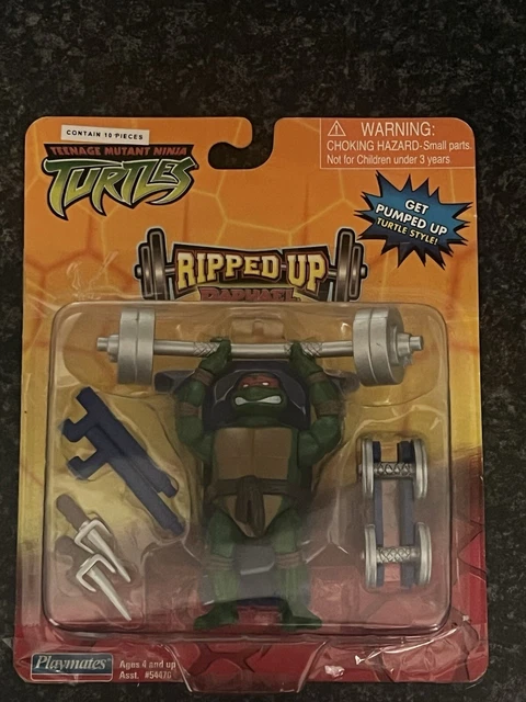 VINTAGE PLAYMATES TEENAGE Mutant Ninja Turtles TMNT Raphael Ripped UP ...