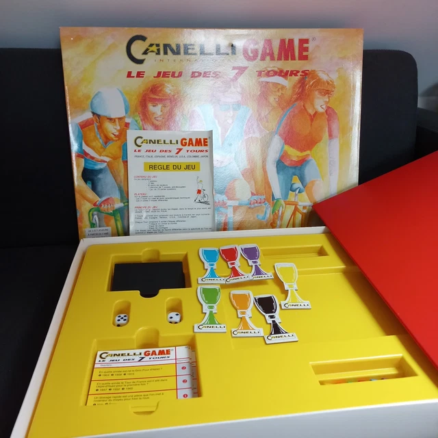 JEU CANELLI GAME Le Jeu Des 7 Tours Complet Vintage 1991 Cyclisme Vélo ...