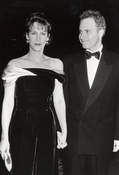 CHRISTOPHER GUEST AND actress Jamie Lee Curtis attend the 41 - 1989 Old ...