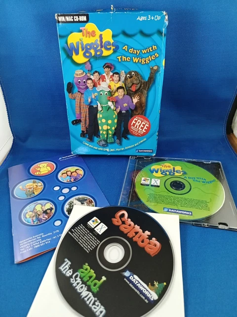 THE WIGGLES A Day With The Wiggles cd rom Game Boxed Bonus Santa Game ...