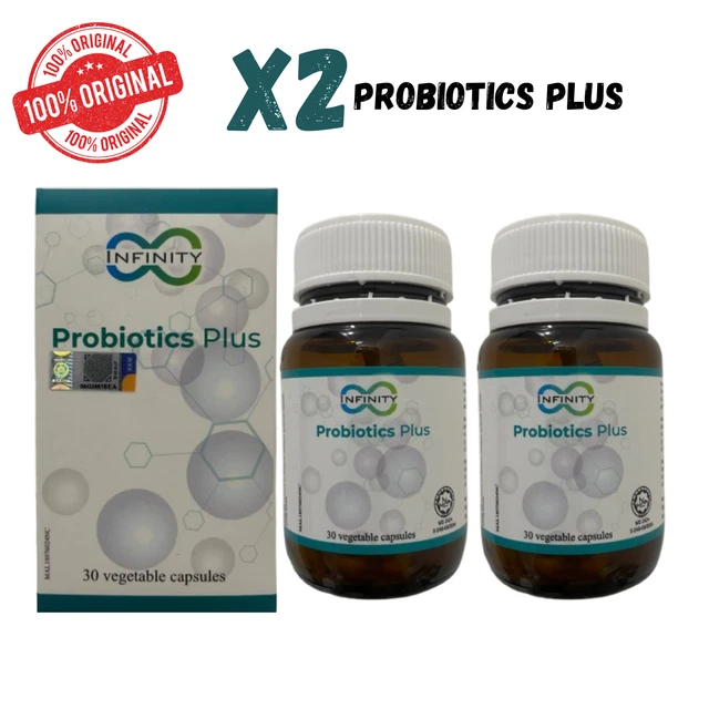 X2 INFINITY PROBIOTIC Plus Digestive Health | Restores Gut Flora | 30 ...
