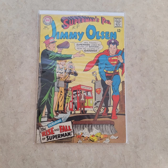 VINTAGE DC COMICS Superman's Pal Jimmy Olsen Comic December 1967 Issue ...