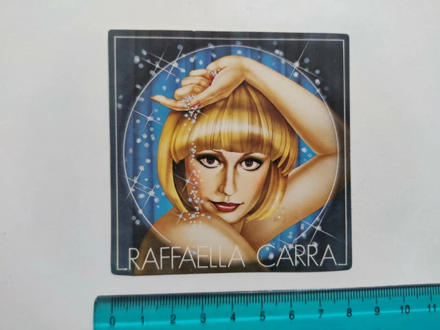 ADHESIVE RAFFAELLA CARRA' Sticker Autocollant Vintage 80s Original £28. ...