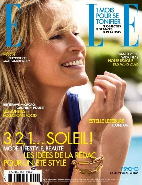 ELLE ESTELLE LEFÉBURE n° 4197 mai 2026 EUR 5,50 - PicClick FR