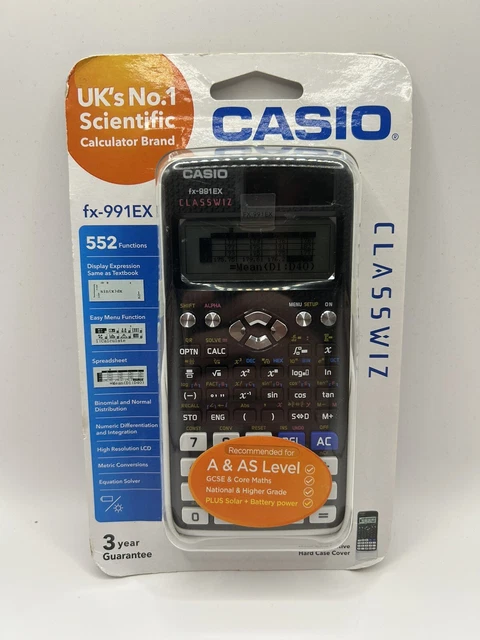 CASIO FX-991EX CLASSWIZ Advanced Engineering Scientific Calculator New ...