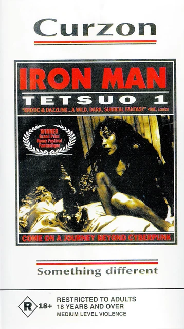 TETSUO: THE IRON Man VHS --RARE-- Curzon Astralia Tape Eng subs £93.36 ...