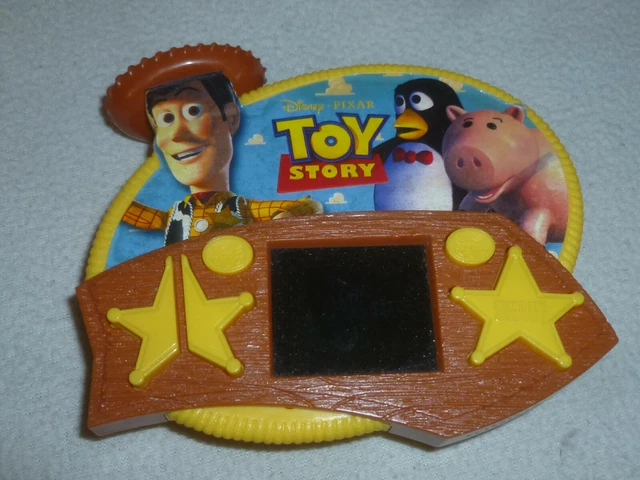 Disney Pixar Toy Story Woodys Roundup Game Handheld Electronic Vintage