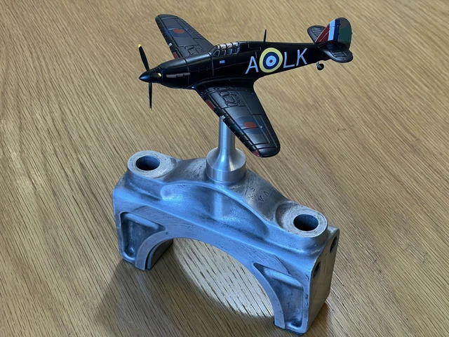 GENUINE WW2 ROLLS-ROYCE Merlin Engine Hurricane Mk I Desk Model. Ideal ...
