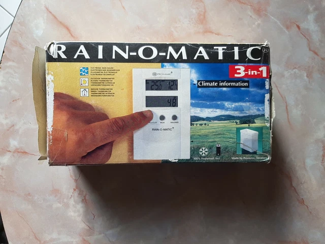 STATION METEO Rain-o-matic vintage EUR 23,00 - PicClick FR