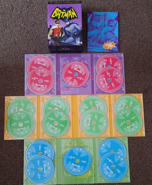 BATMAN COMPLETE ORIGINAL Television Series DVD Box Set 1966-1968 3 ...