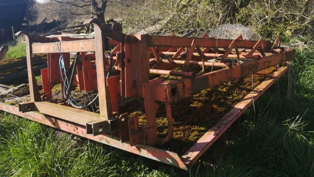 FLAT 8 GRAB/BALER/BALE Sledge/bale Grab/bale Spike/bale Trailer/tractor ...