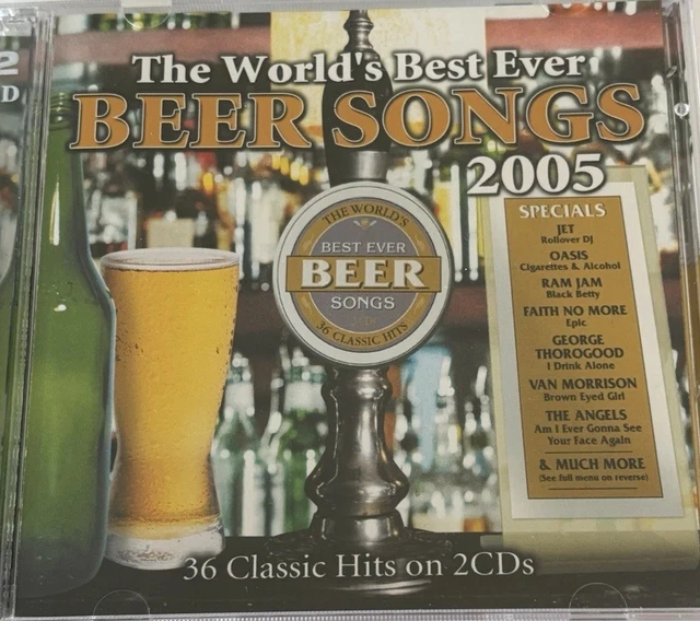 THE WORLD'S BEST Ever Beer Songs 2005 Various Artists 2 Disc CD Like ...