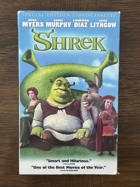 SHREK (2001) SPECIAL Edition Big Box VHS £5.46 - PicClick UK