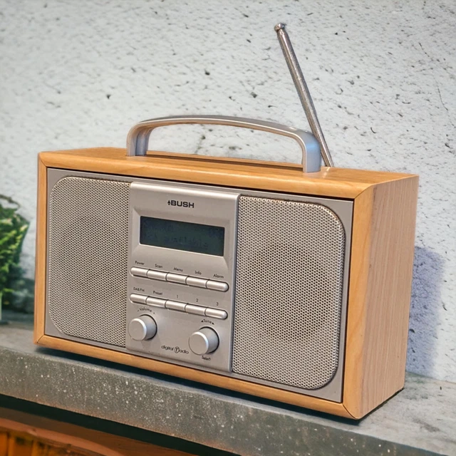 BUSH WOODEN DAB & FM Digital Radio Faulty Speakers Not Working Bush DAB ...