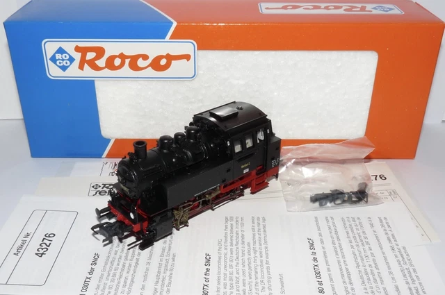 ROCO H0 43276 DC ++ Dampflok BR 80 Werklok 2 in OVP ++ analog DSS ++ # ...