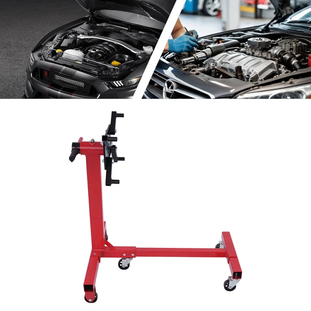 ROTATING ENGINE STAND 1250lbs Capacity Big Hoists Steel For Auto Repair ...