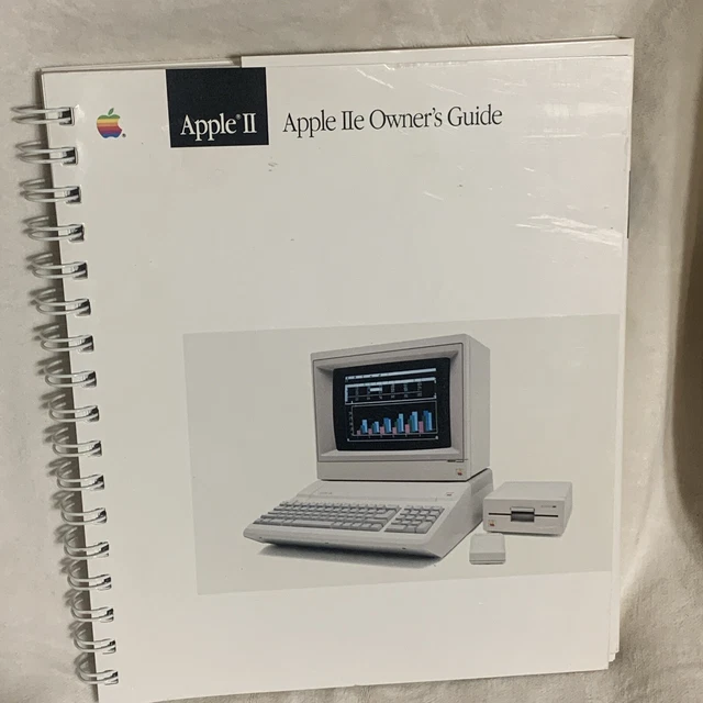 VINTAGE APPLE IIE Owner's Guide, 1986, Collector's Item Apple Computer ...