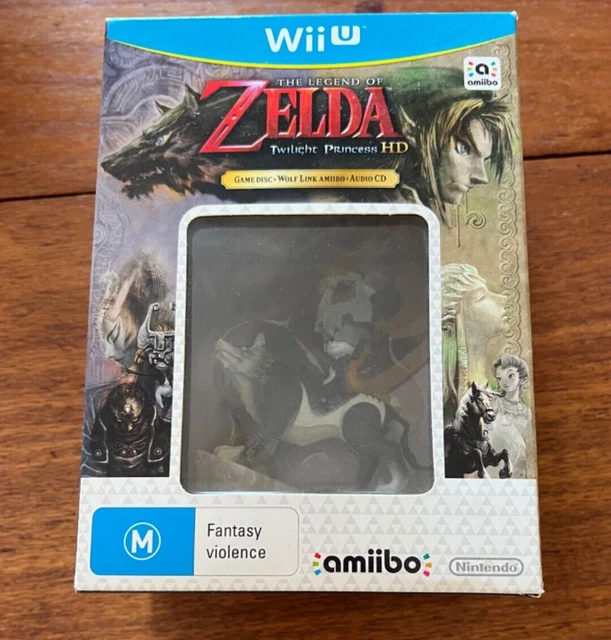 NINTENDO WII U Legend of Zelda Twilight Princess HD Game, Amiibo + Music cd $130.00 - PicClick AU