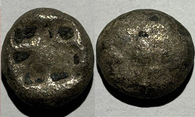 RARE GENUINE ANCIENT Greek silver coin Parion Mysia Gorgona Medusa ...
