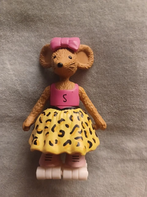 CBEEBIES RASTAMOUSE Figure Scratchy Girl Female Mouse On Rollerskates £ ...