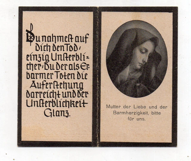 ORIGINAL GERMAN WW2 Death Card JOHANN WINKLMEIER fell 18sept1943 BUBRIK ...