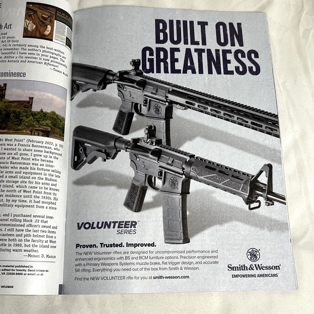 AMERICAN RIFLEMAN MAGAZINE Federal American Revolution Guns Firearms ...