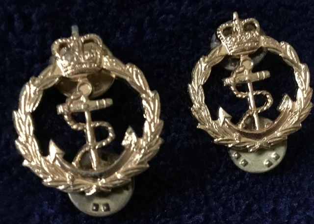 ROYAL NAVY CHIEF Petty Officer's Lapel Pins - Queen's Crown £5.92 ...
