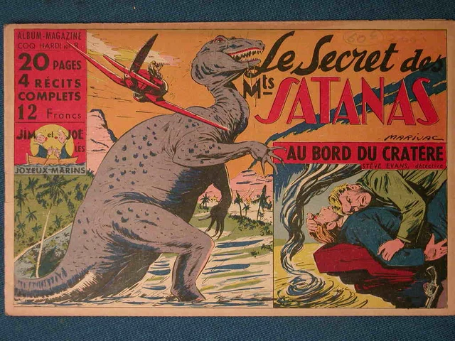 COQ HARDI MAGAZINE N°8 Jim Boum:le Secret Des Monts Satanas (Marijac ...