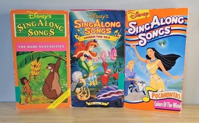 DISNEY SING ALONG Songs Little Mermaid 101 Dol. Set Of 4 VHS £10.59 ...