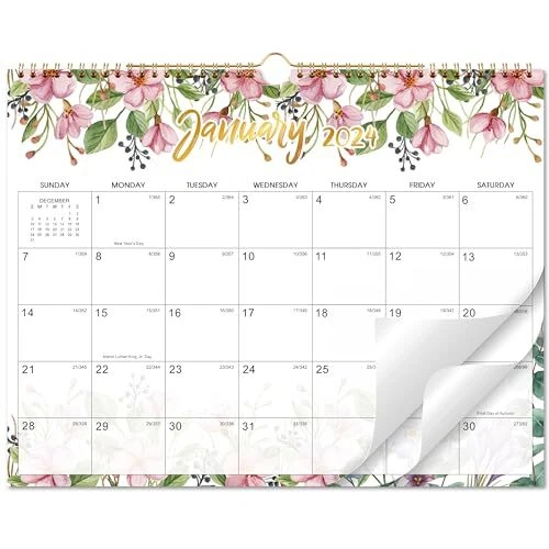 2024 WALL CALENDAR - 2024 Wall Jan 2024 - Dec 2024 11.6 x £6.43 ...