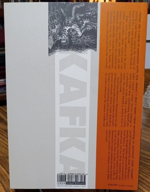 KAFKA BY ROBERT crumb & David Zane Mairowitz Fantagraphics R Crumb's ...